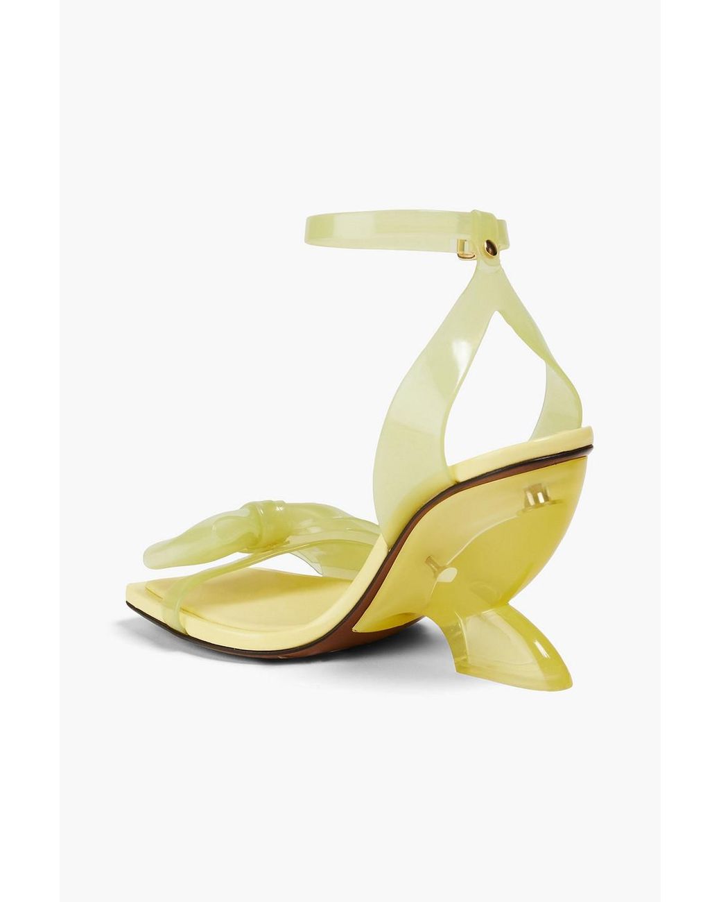 Zimmermann Bow-detailed Pvc Sandals in Metallic | Lyst