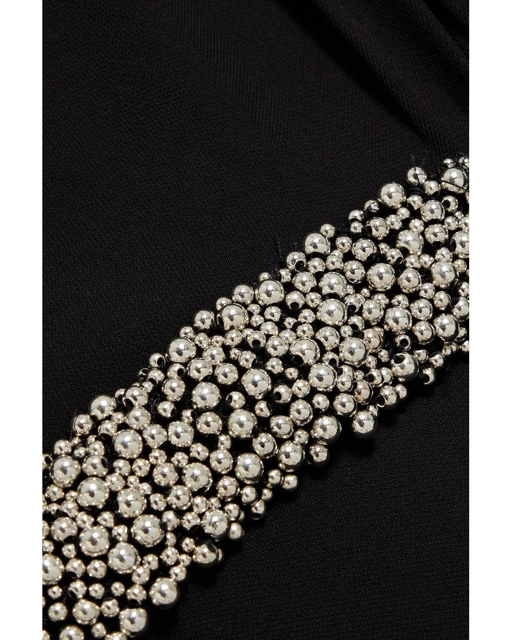 Jonathan Simkhai Tulia Wrap-Effect Embellished Stretch-Jersey Mini ...