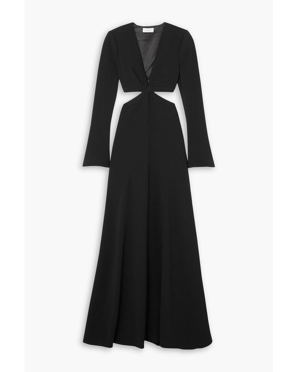 A.L.C. Issa Cutout Cady Maxi Dress in Black | Lyst UK