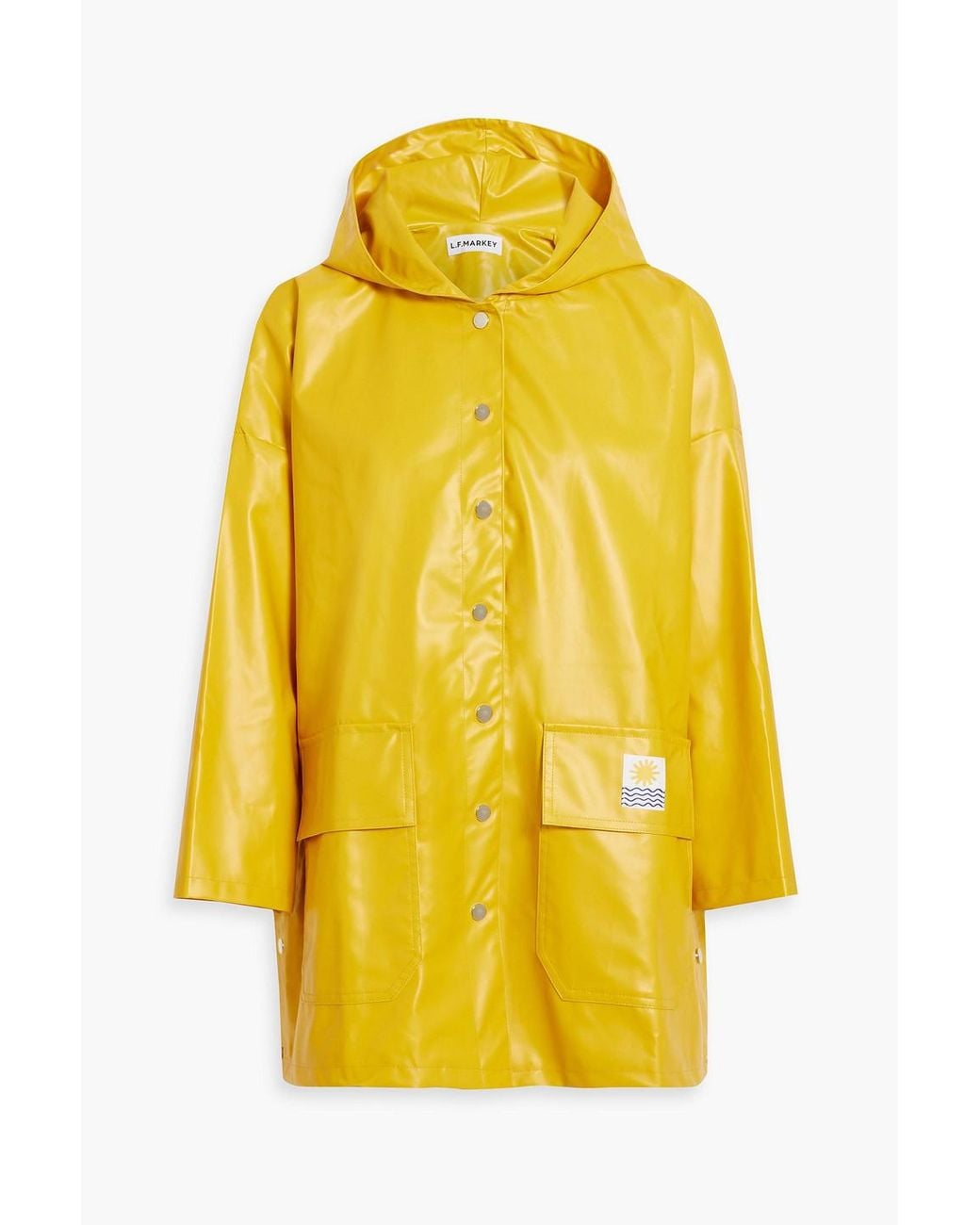 L.F.Markey Jonah Rubber Raincoat in Yellow | Lyst UK