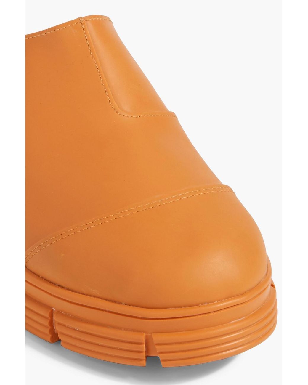Ganni City Rubber Clogs in Orange | Lyst