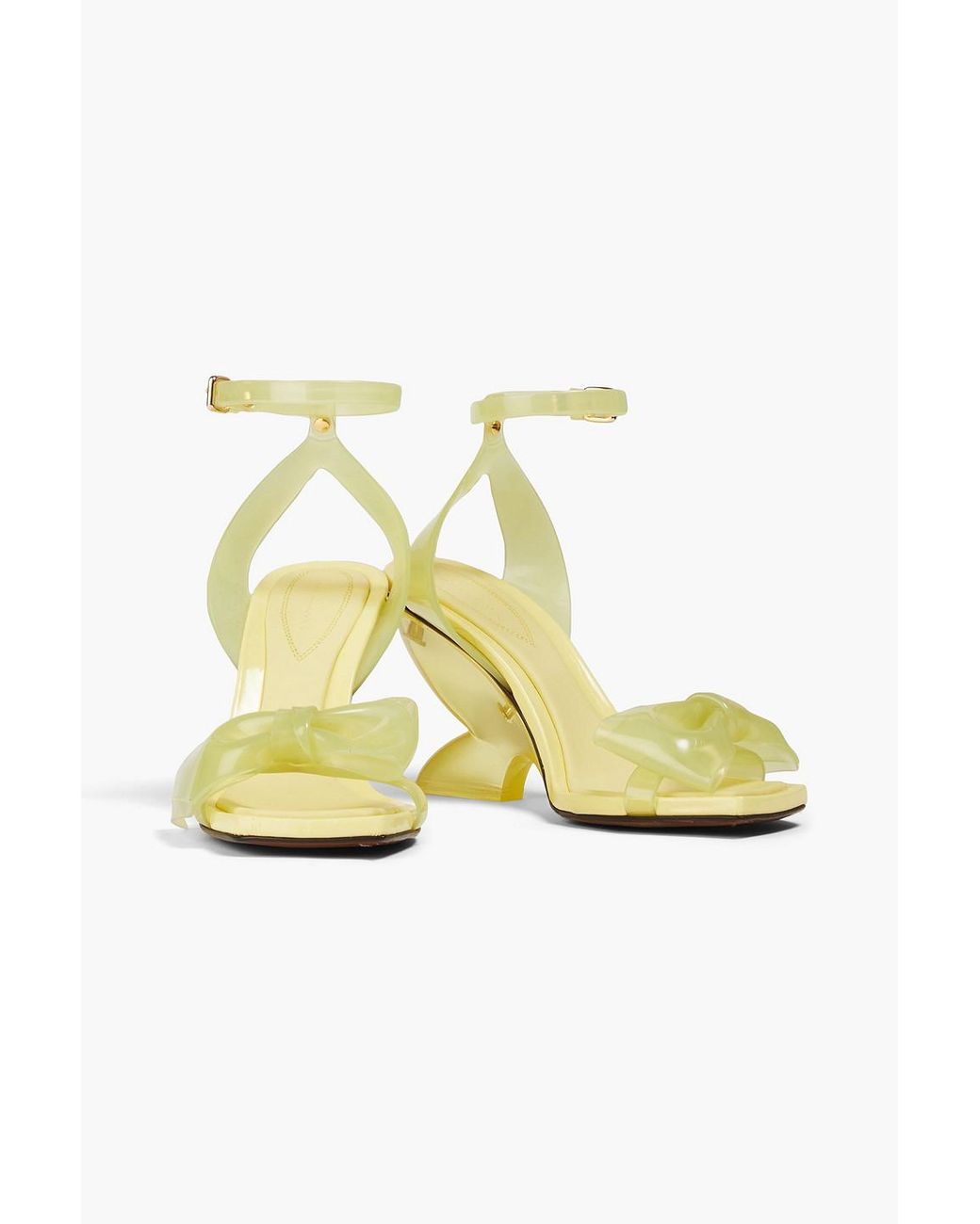 Zimmermann Bow-detailed Pvc Sandals in Metallic | Lyst