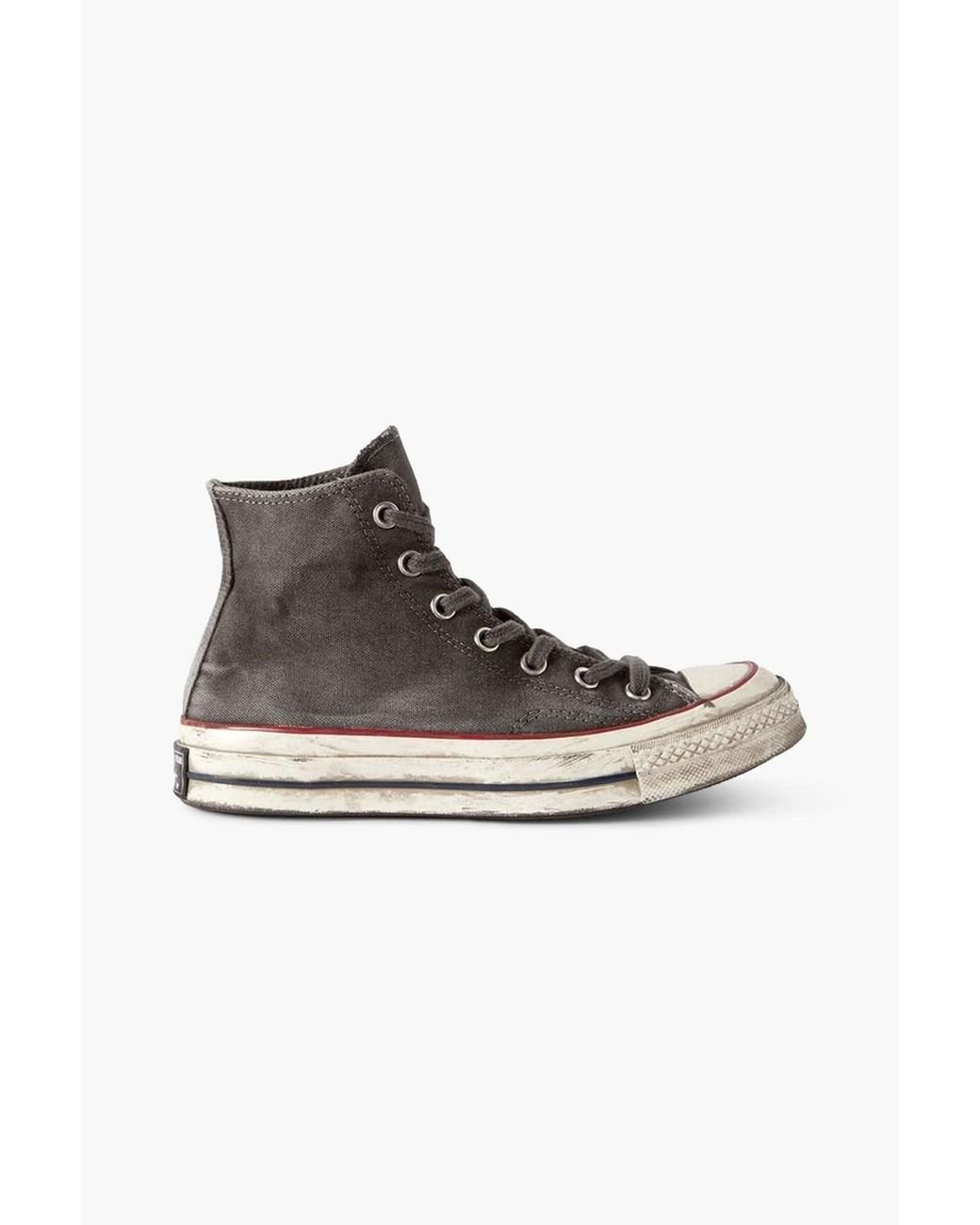 Converse Chuck Taylor All Star 70 Distressed Canvas High-top Sneakers ...