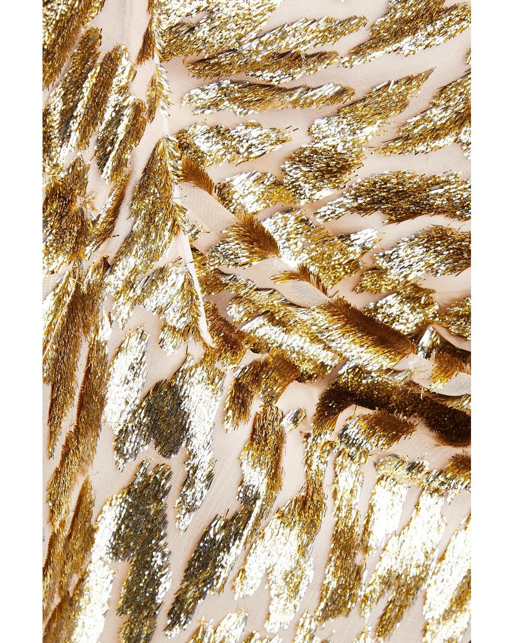 Jonathan Simkhai Camryn Wrap-effect Fil Coupé Lurex And Silk-blend Mini ...