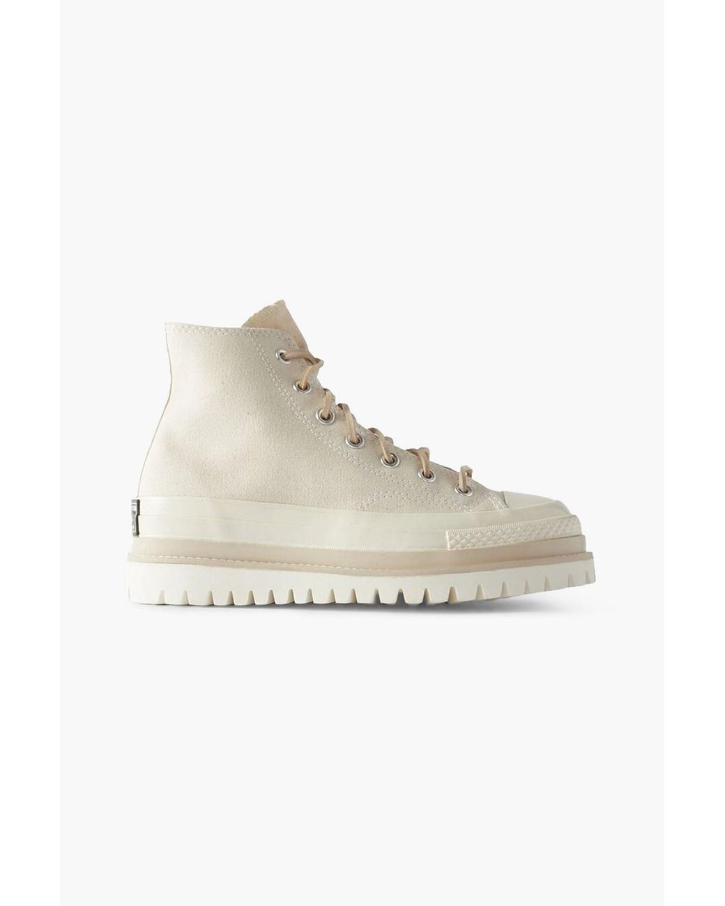 Converse Trek Chuck 70 Canvas High-top Sneakers in Natural | Lyst UK