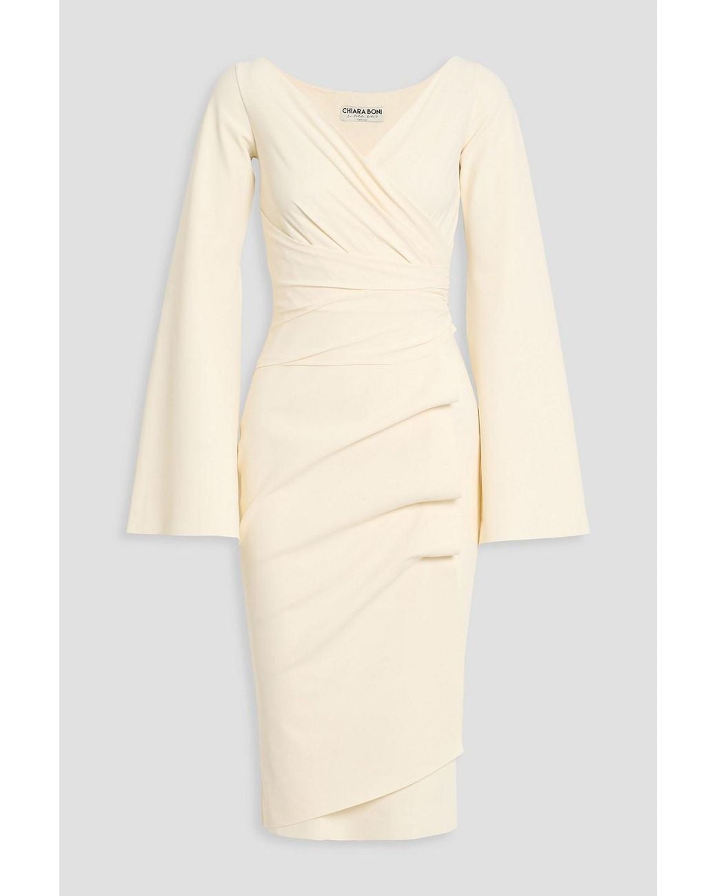 La Petite Robe Di Chiara Boni Isoshi Draped Stretch-Jersey Midi Dress ...