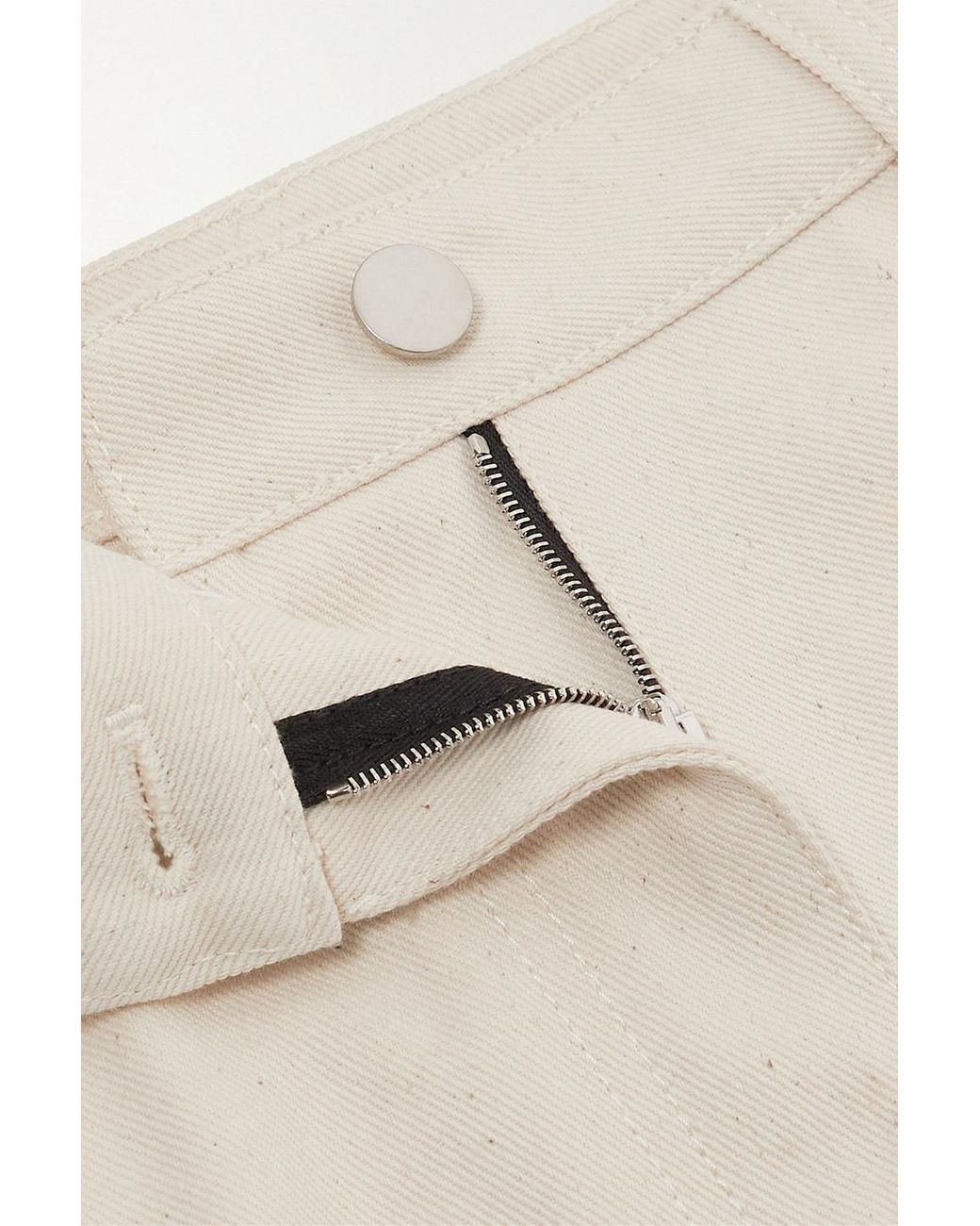 Peter Do Two-tone High-rise Straight-leg Jeans in White | Lyst Peter Do Two-tone High-rise Straight-leg Jeans in White | Lyst