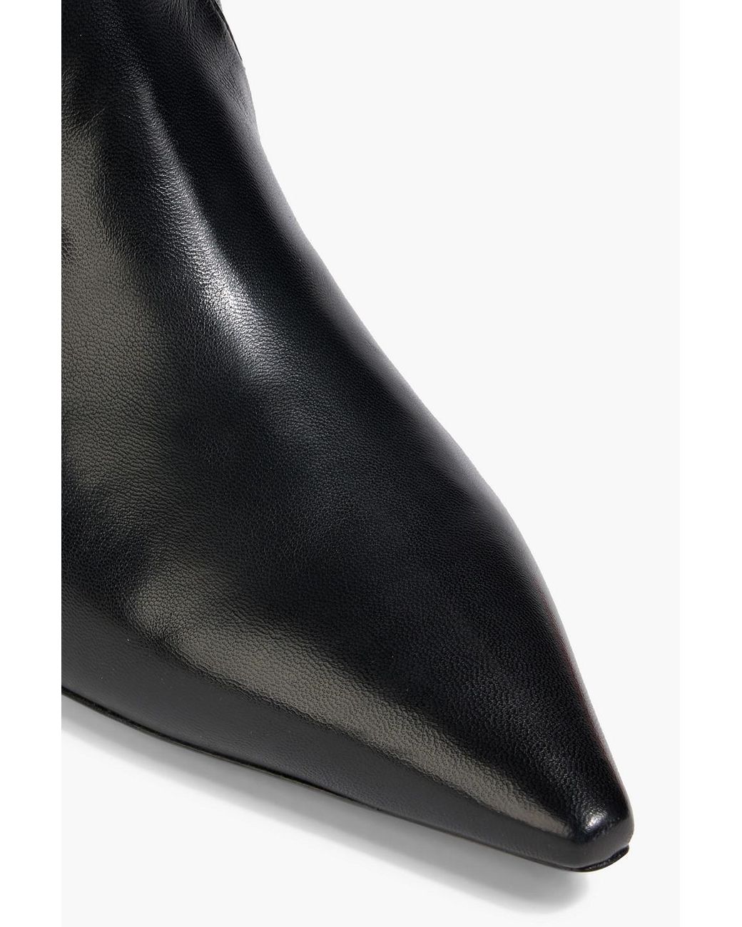 Stuart Weitzman Naomi 50 Leather Knee Boots in Black | Lyst UK