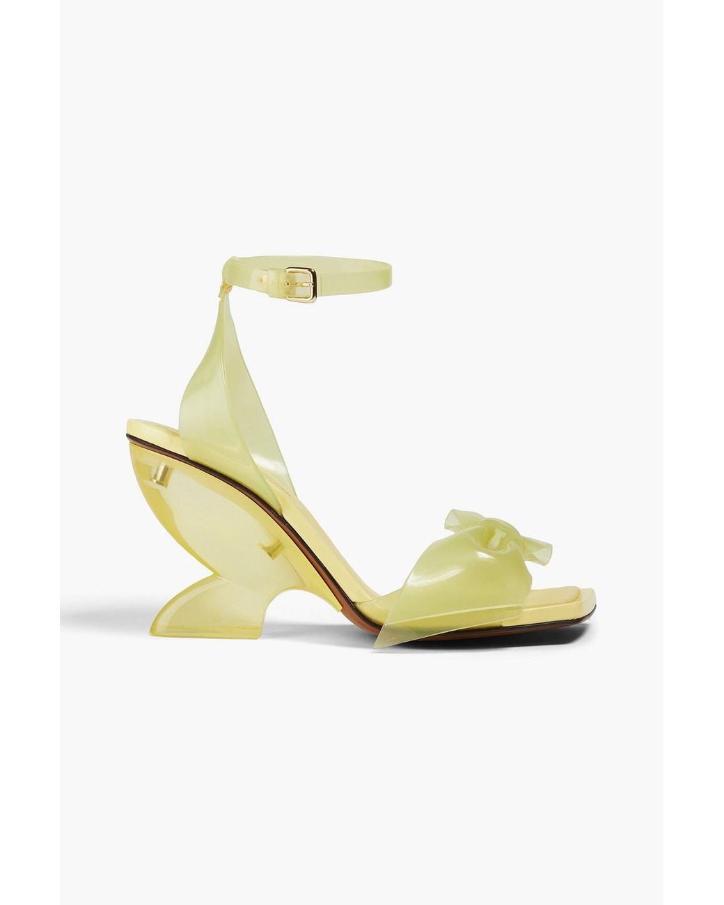 Zimmermann Bow-detailed Pvc Sandals in Metallic | Lyst
