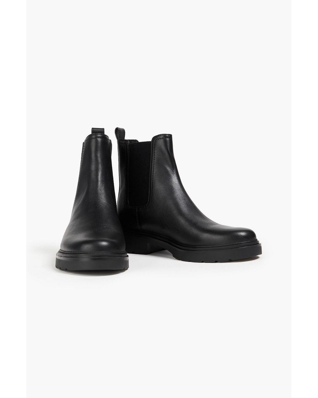 Vince Pinecrest Leather Chelsea Boots in Black | Lyst UK