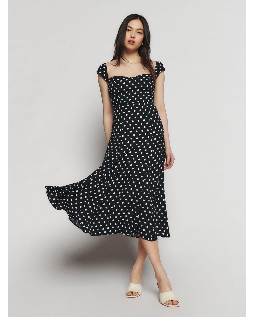 Reformation Bryson Dress in White | Lyst