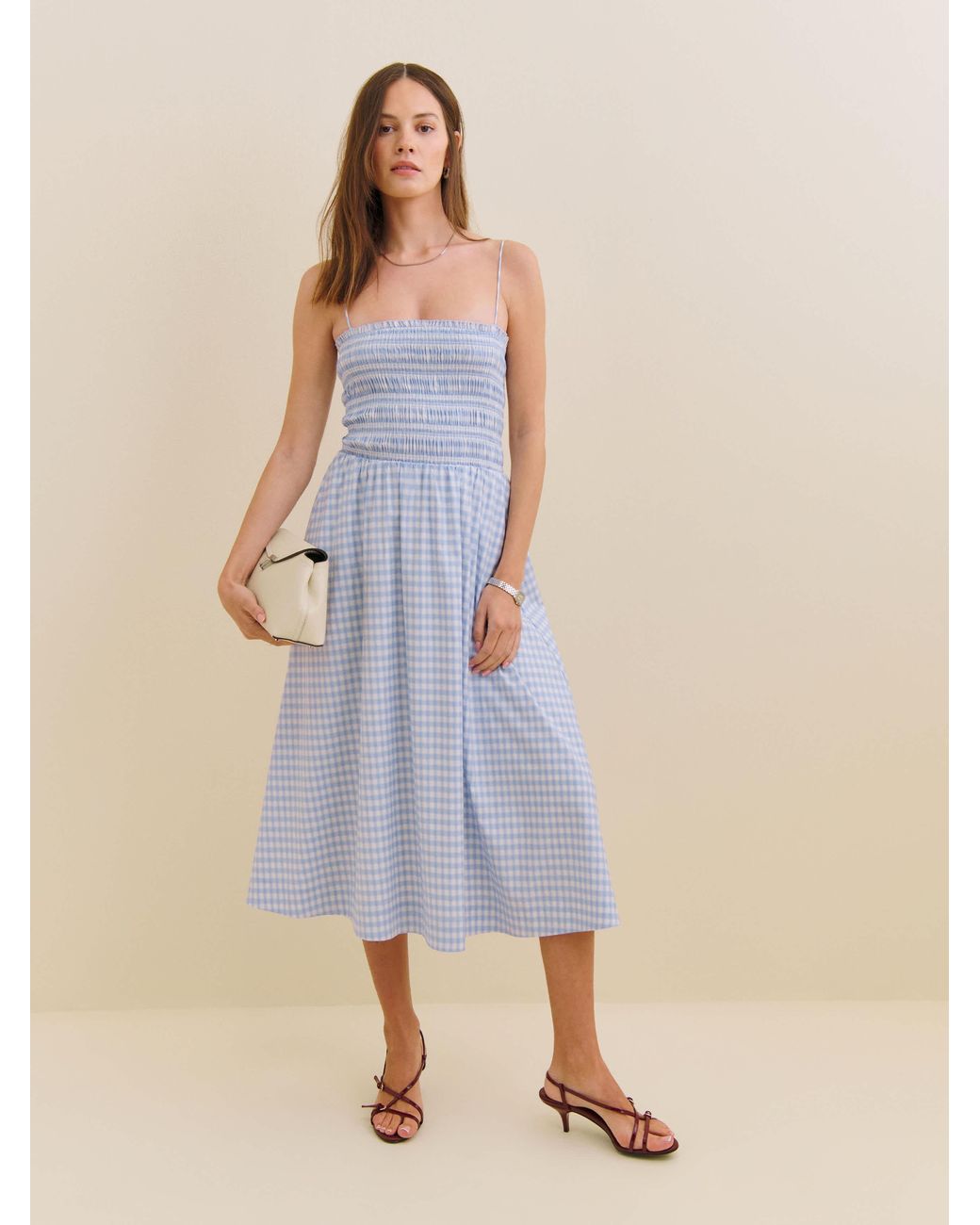 Reformation Kerrie Dress 6 in Blue | Lyst