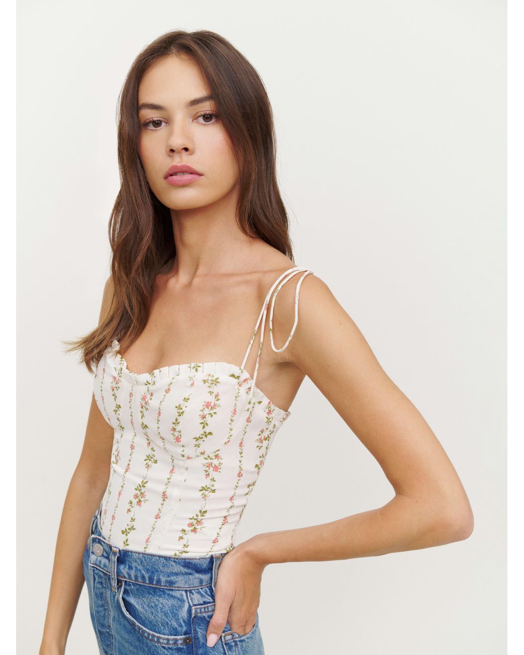 Reformation Novena Top | Lyst