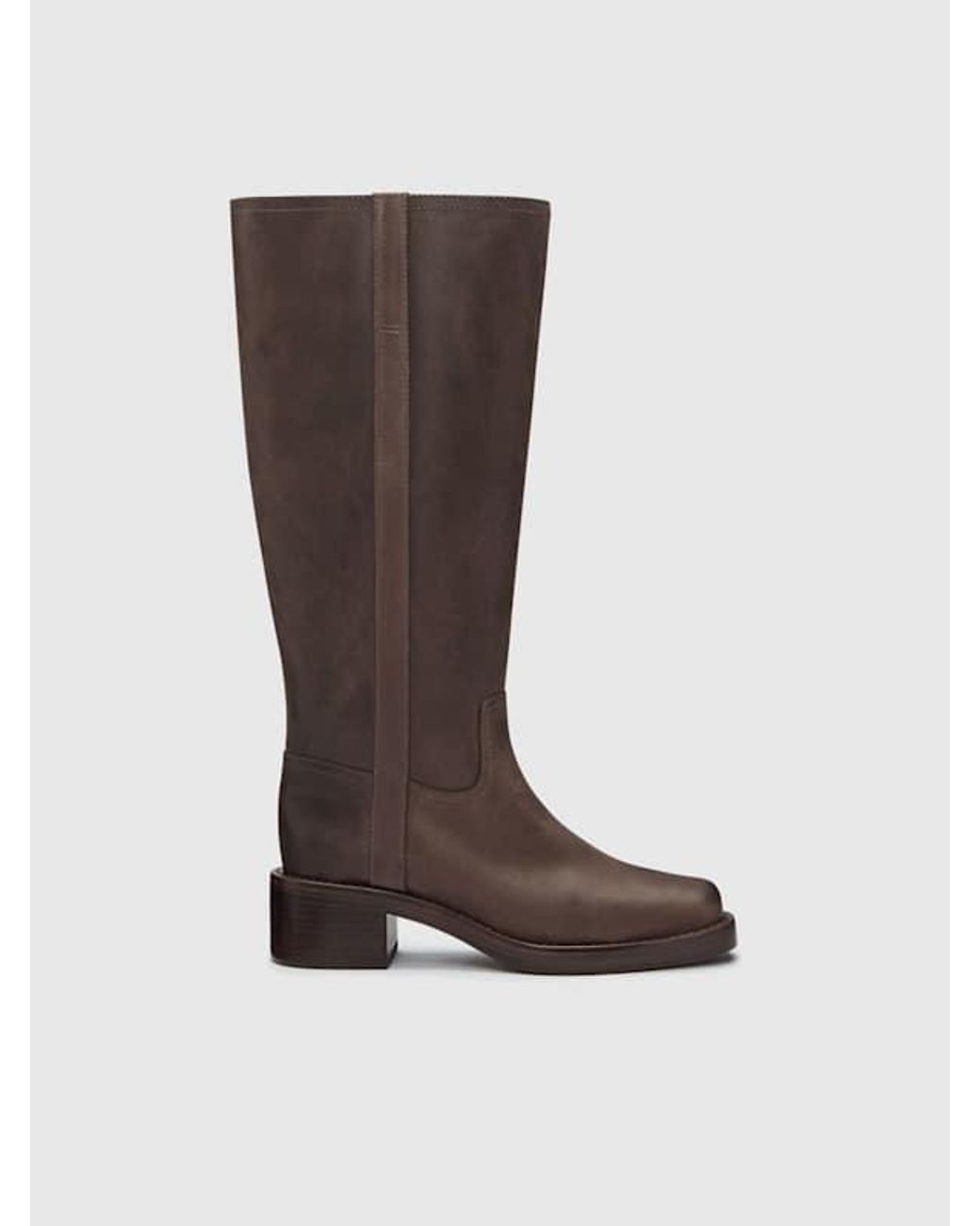 Reformation Frances Knee High Boot Distressed 5 | Lyst
