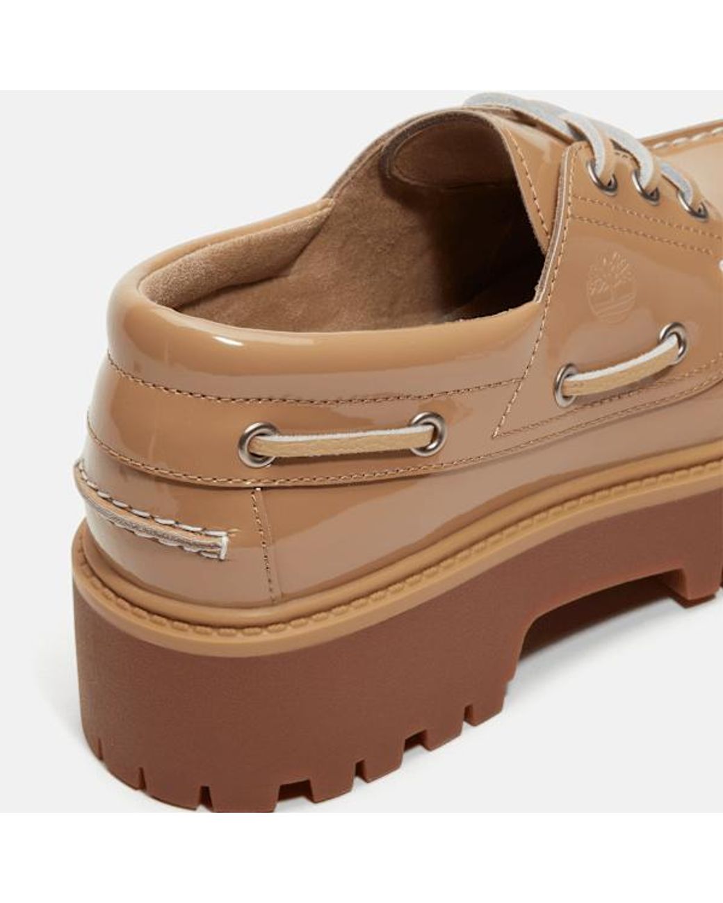 Timberland Stone Street Platform Boat Shoe For in Natural | Lyst UK