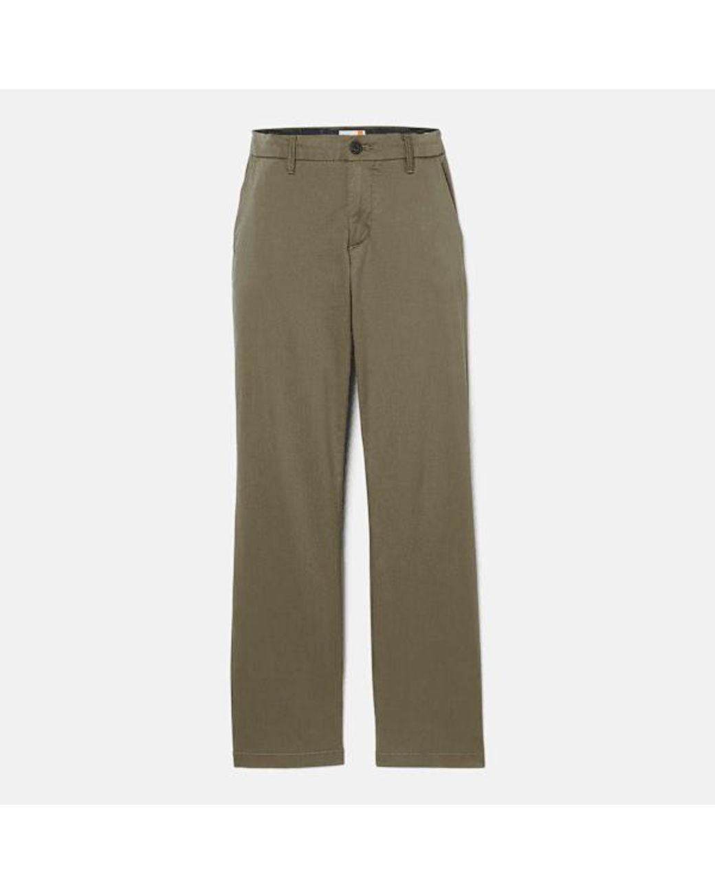 Timberland Claremont Twill Chino Straight Trouser For in Green for Men ...