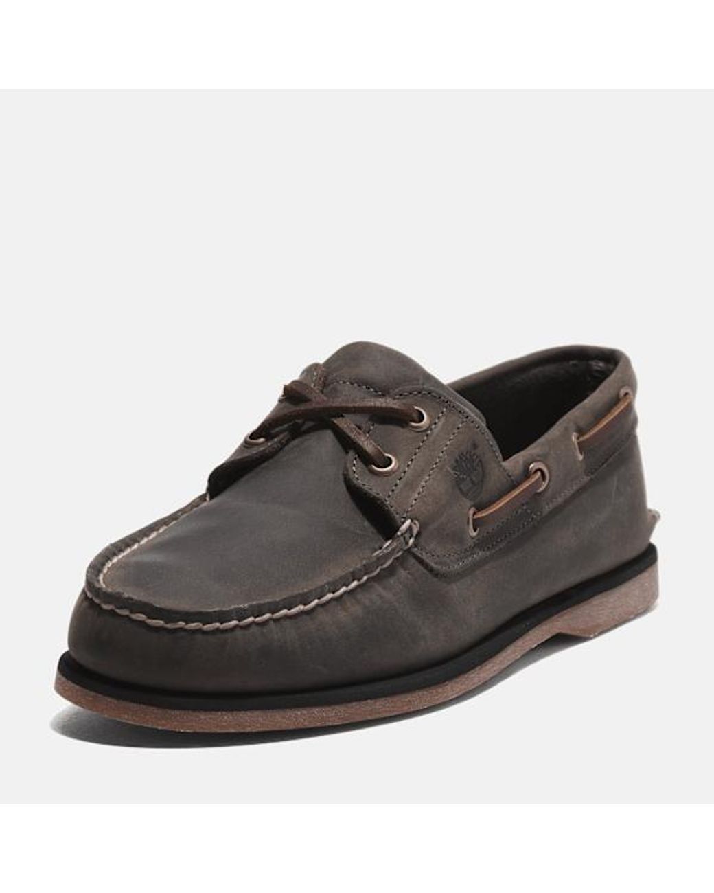 Timberland Classic 2-Eye Boat Shoe For in Black for Men | Lyst UK