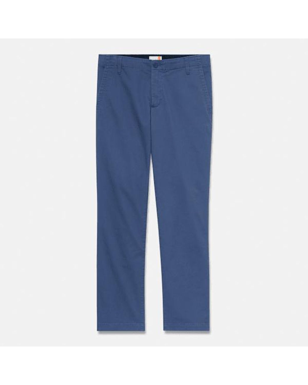 Timberland Topsfield Straight Twill Chino Trouser For in Blue for Men ...