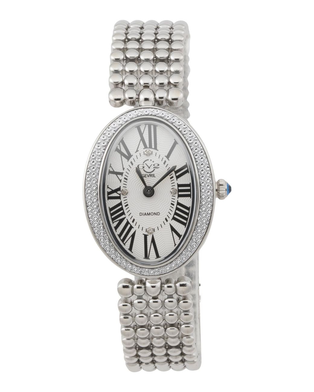 TJ Maxx Swiss Made Piazza Navona Stainless Steel Diamond Cut Watch in ...