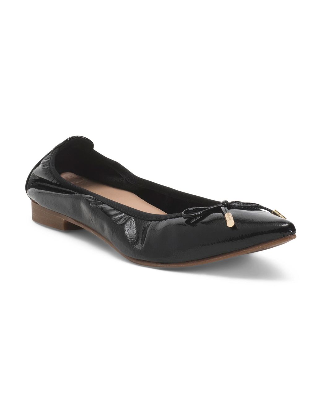 TJ Maxx Patent Leather Tilly Flats For in Black | Lyst