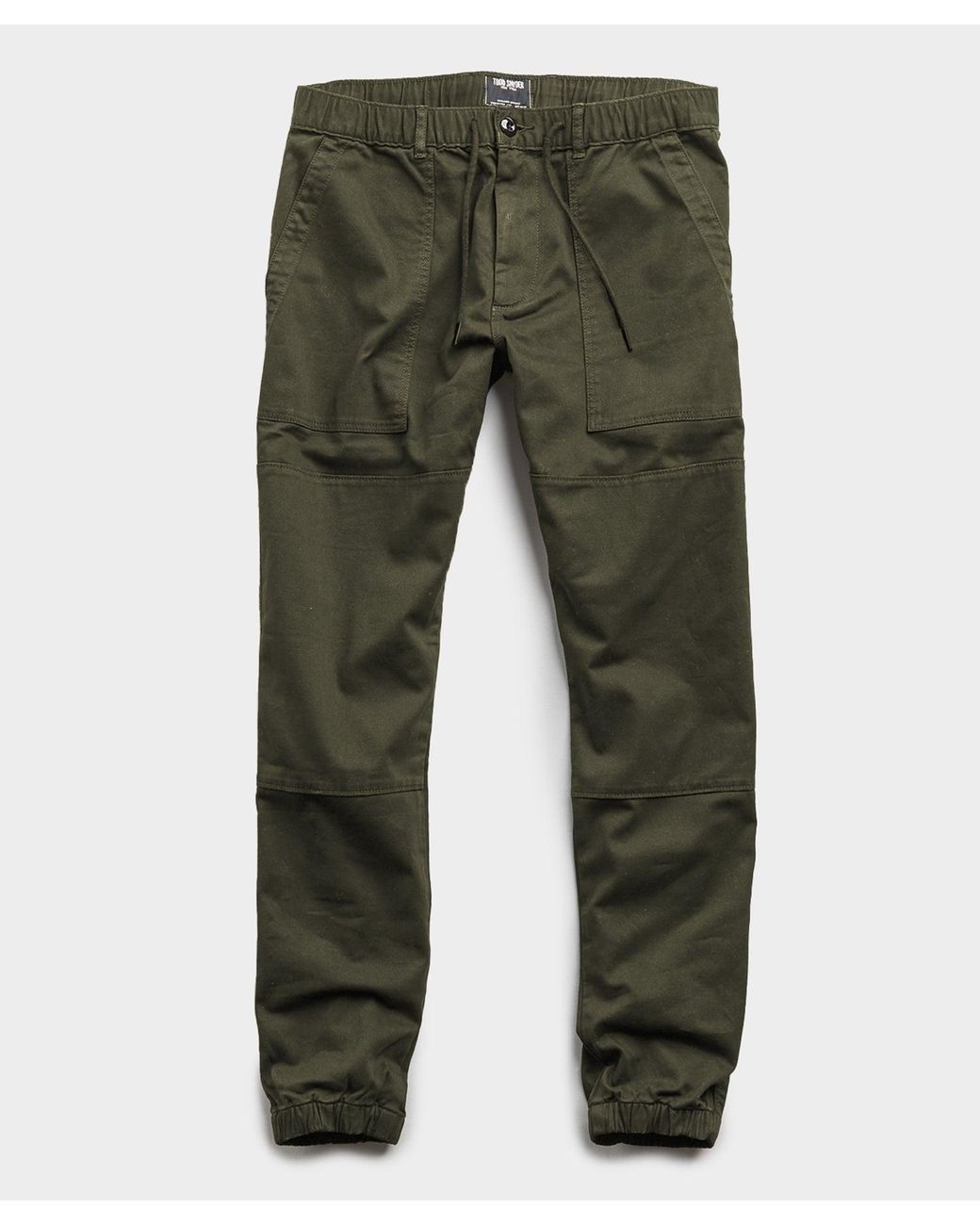 Todd Snyder Italian Stretch Drawstring Camp Jogger in Green for Men | Lyst