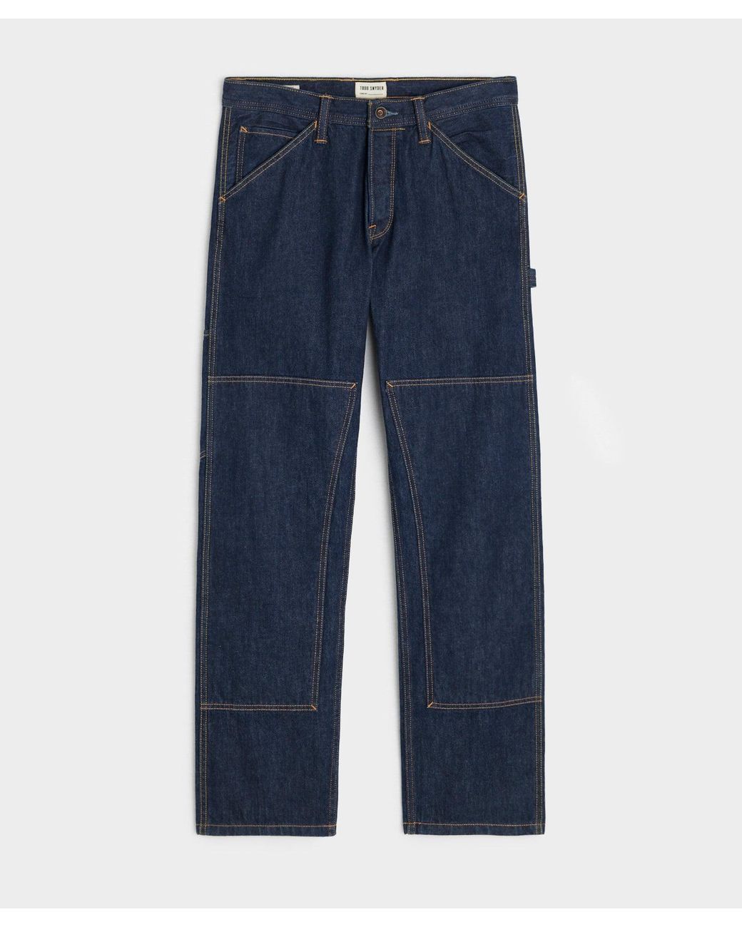 Todd Snyder Vintage Straight Selvedge Carpenter Jean in Blue for Men | Lyst
