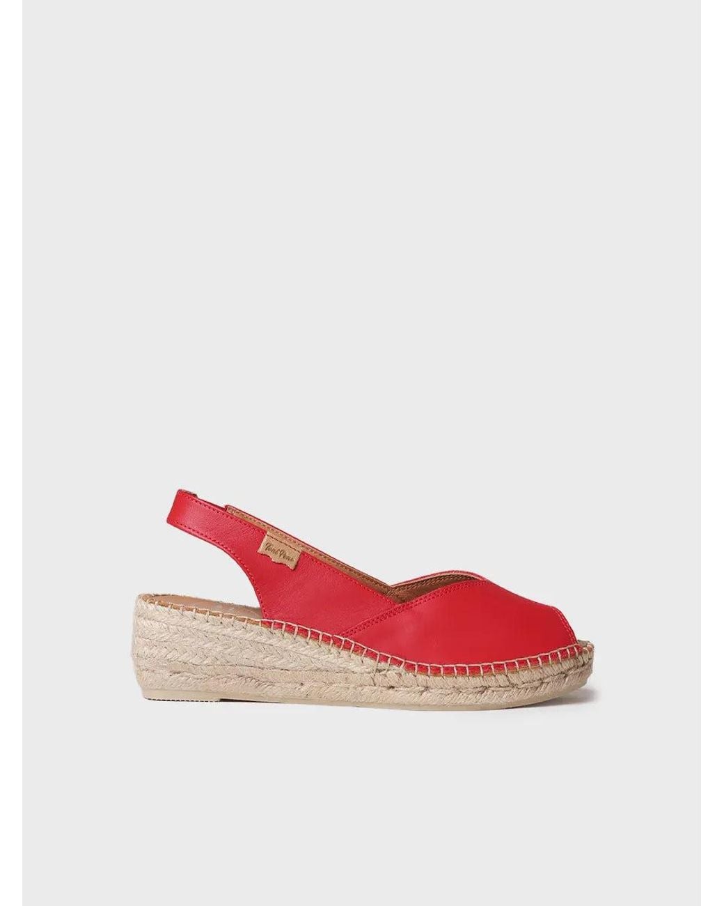 Toni Pons Wedge Espadrilles in Red | Lyst