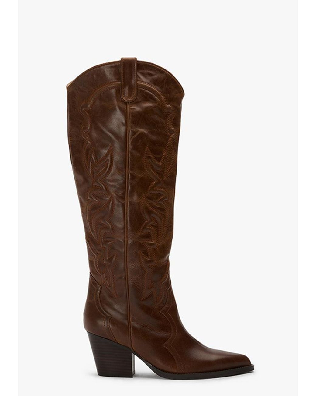 Tony Bianco Petra Saddle Wax Casual Boot Calf in Brown | Lyst