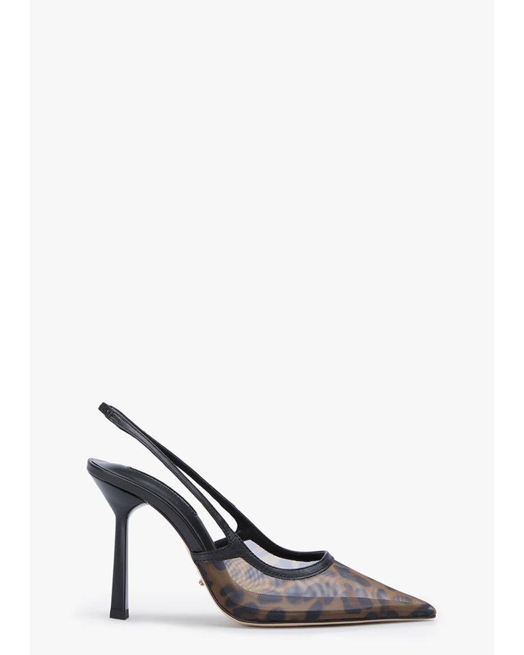 Tony Bianco Glide Leopard Nylon Dress Shoe in White | Lyst