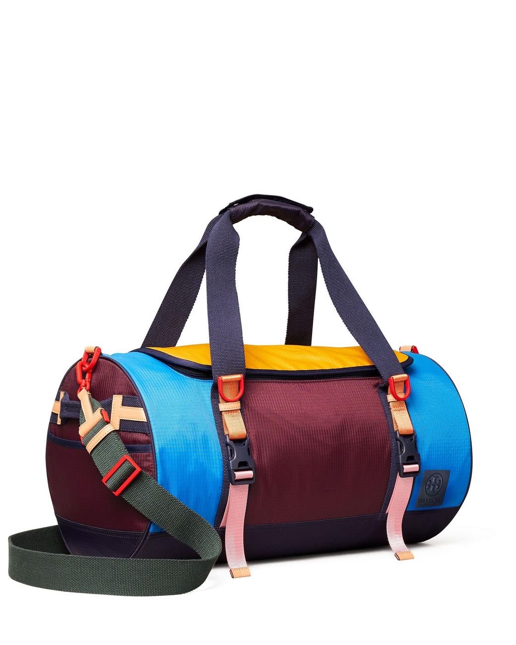 Tory Sport Synthetic Ripstop Nylon Color-block Duffle Bag in Navy Blue ...