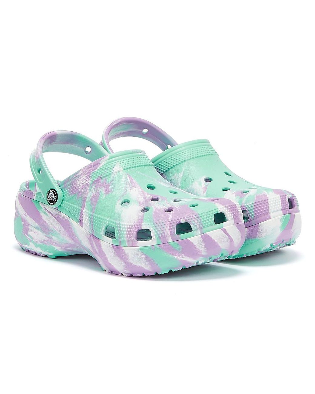 Crocs™ Classic Platform Marble Pistachio in Green | Lyst UK