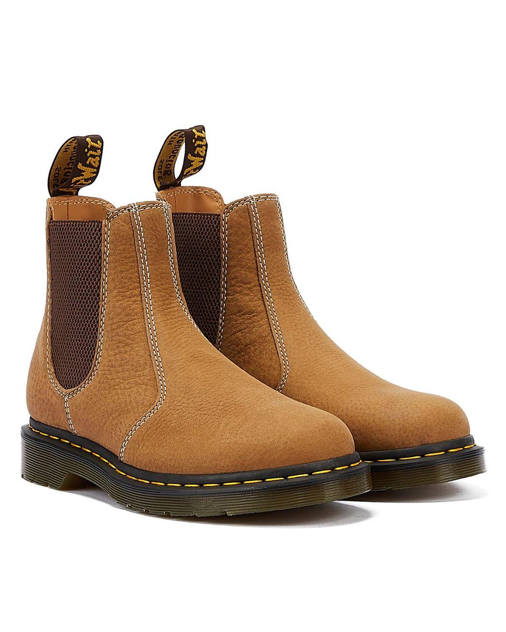 Dr. Martens 2976 Nubuck Suede Savannah Tan Boots in Brown | Lyst UK