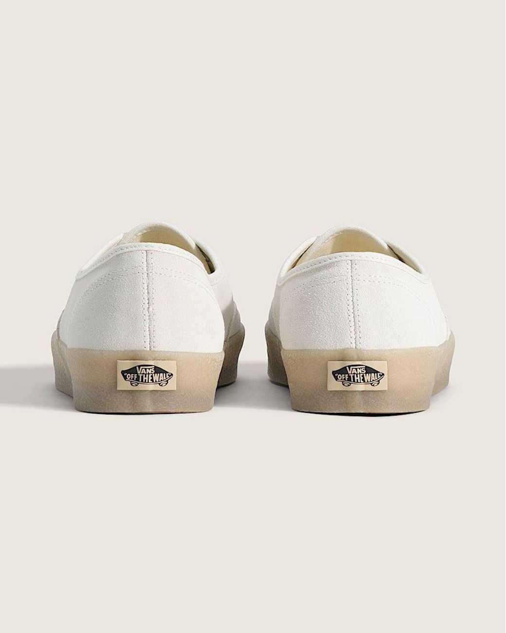 Vans Authentic Crepe Leather Marshmallow Trainers in Natural for Men ...