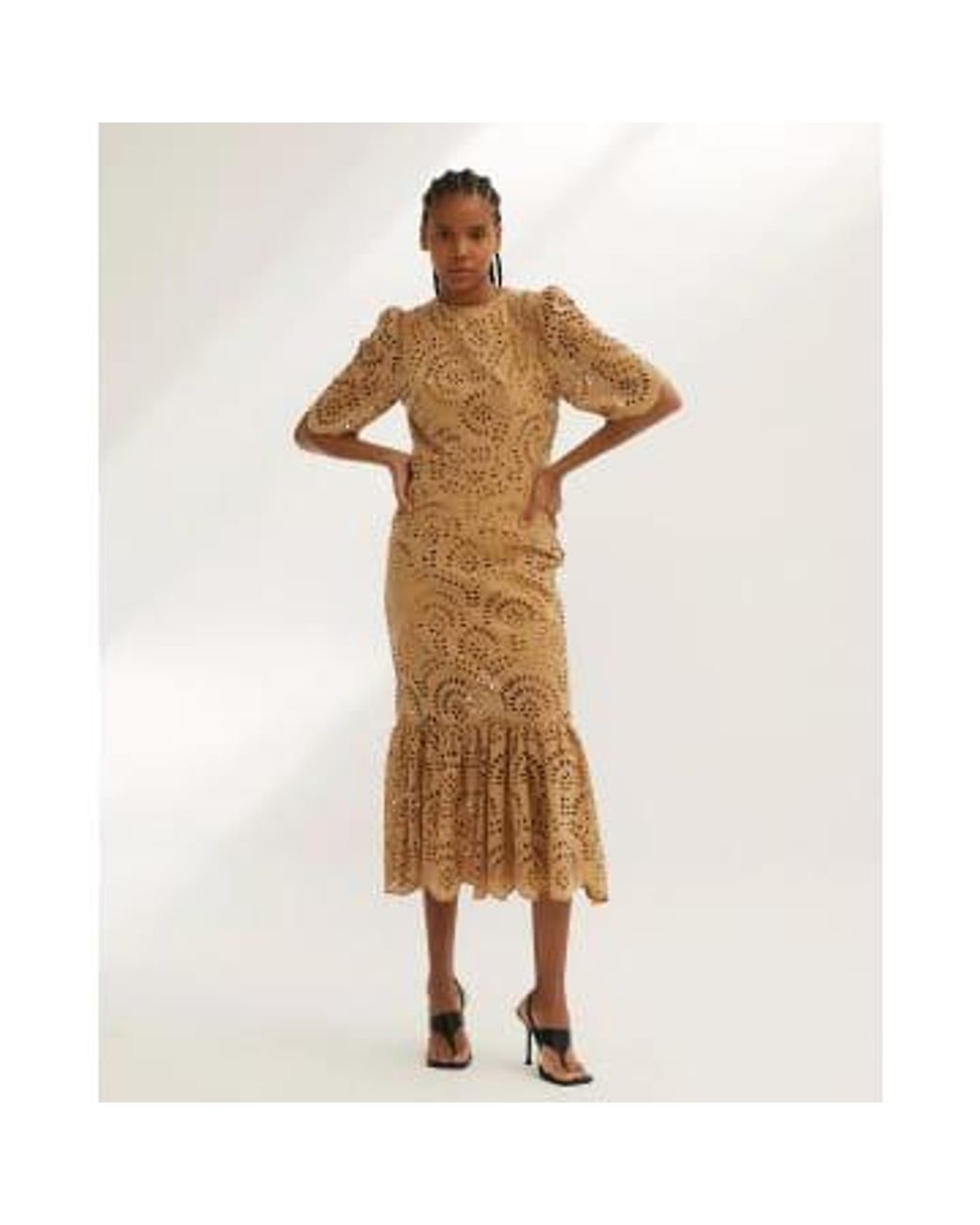 Sophie and Lucie Sophie & Lucie Drop -lead Dress in Natural | Lyst