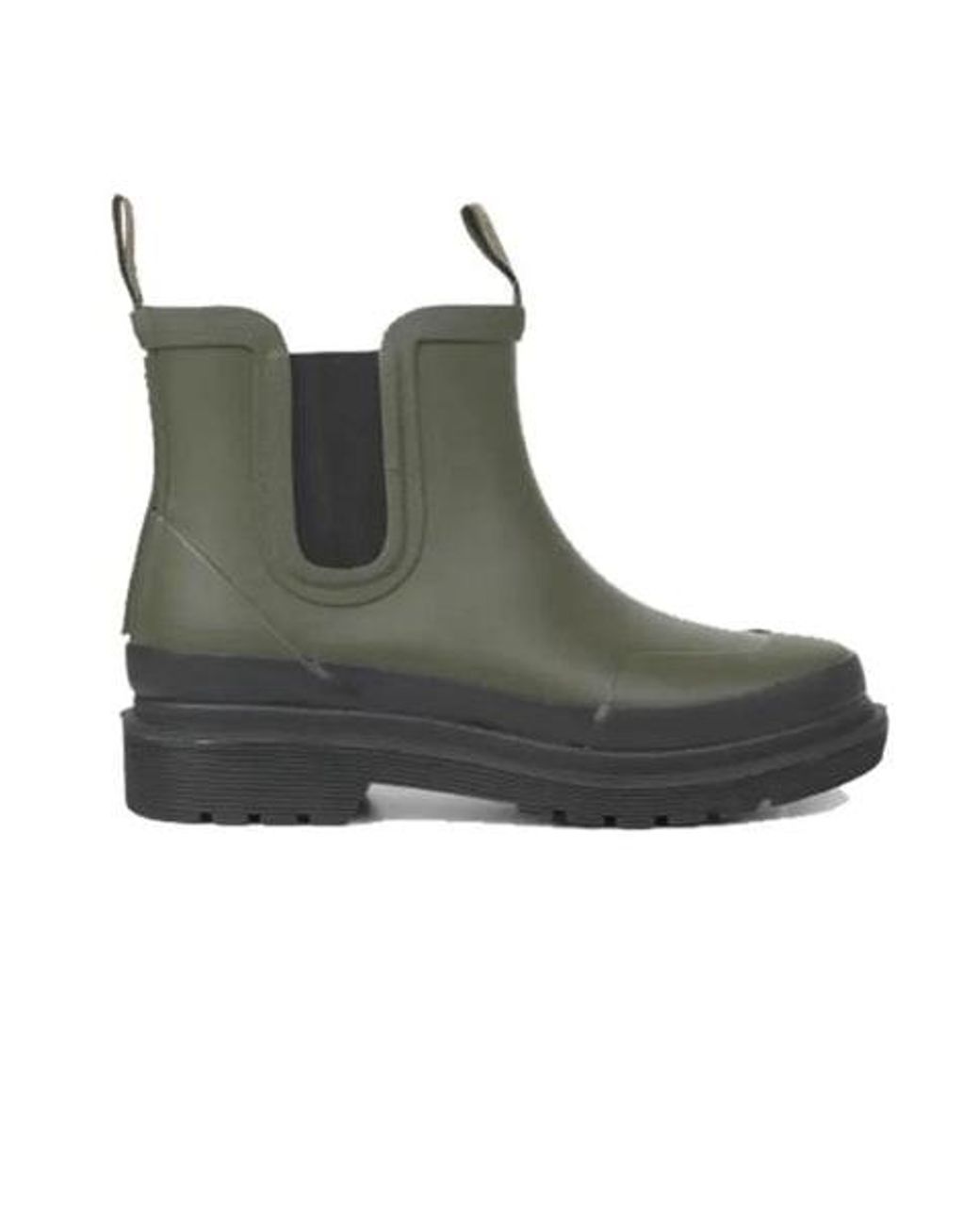 Ilse Jacobsen Short Army Rubber Wellington Boots in Green | Lyst