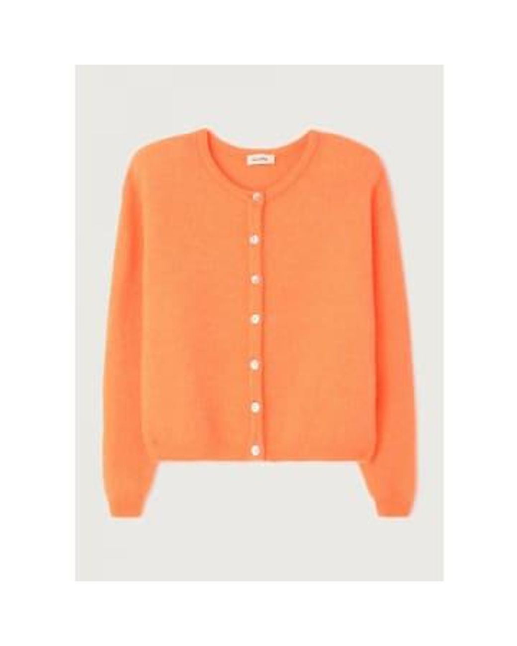 American Vintage Vitow Cardigan in Orange | Lyst UK