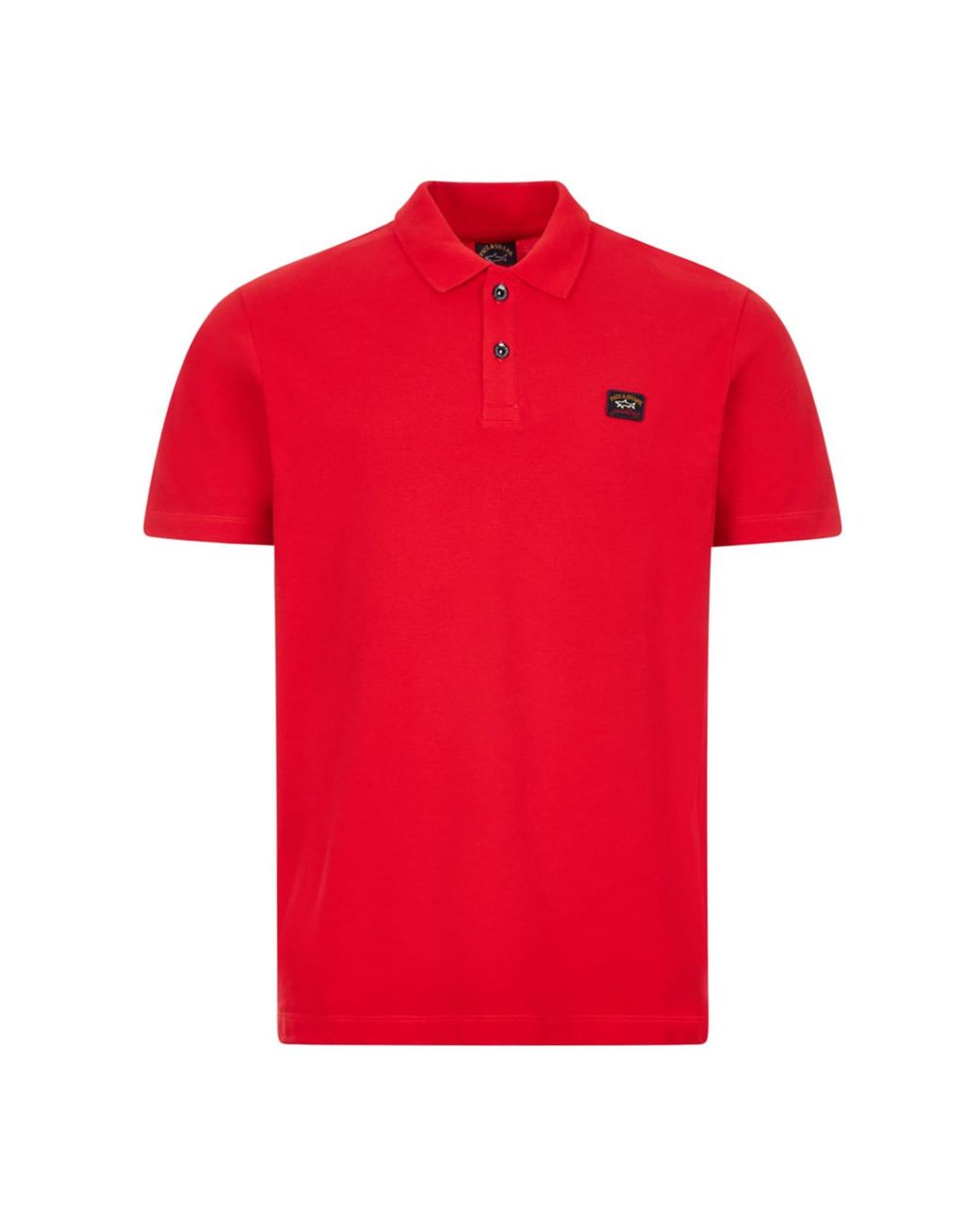 Paul Shark Red Polo Shirt For Men Lyst
