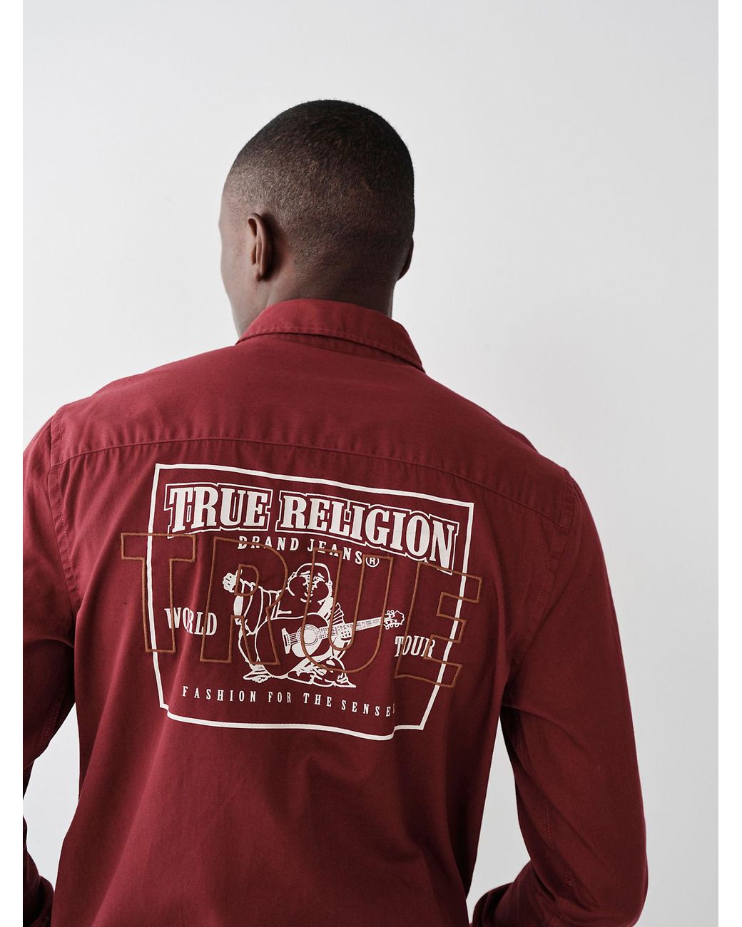True Religion Shirts Red