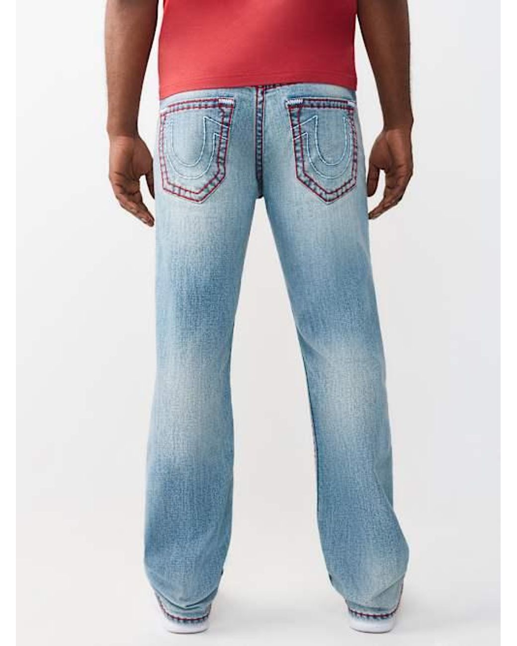 TRUE RELIGION Billy Super T Bootcut Jean 34" in Blue for Men | Lyst