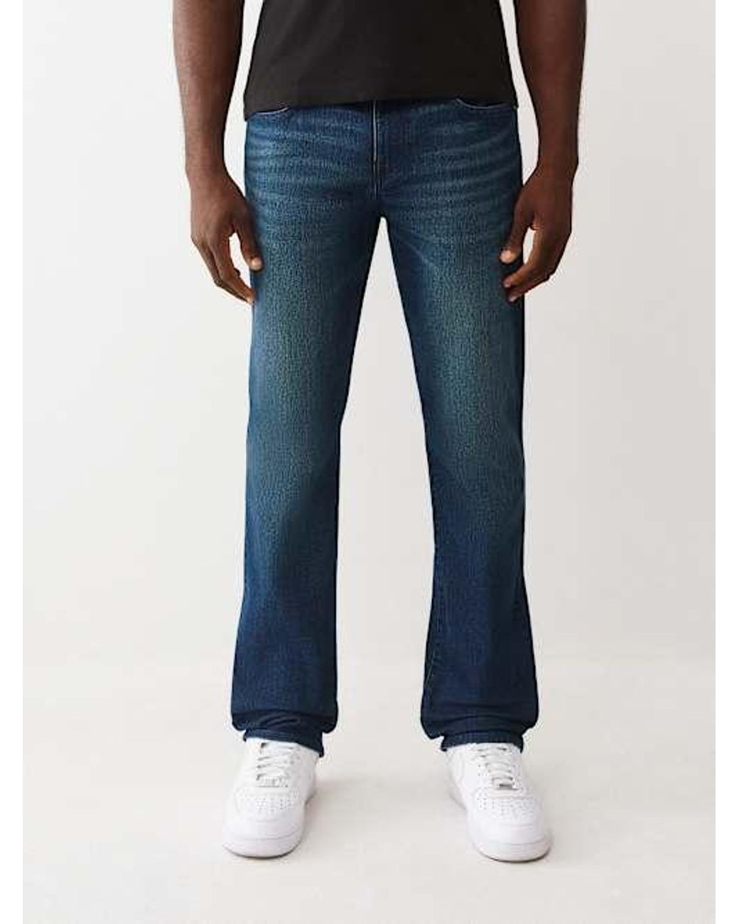 TRUE RELIGION Ricky Flap Straight Jean in Blue for Men | Lyst