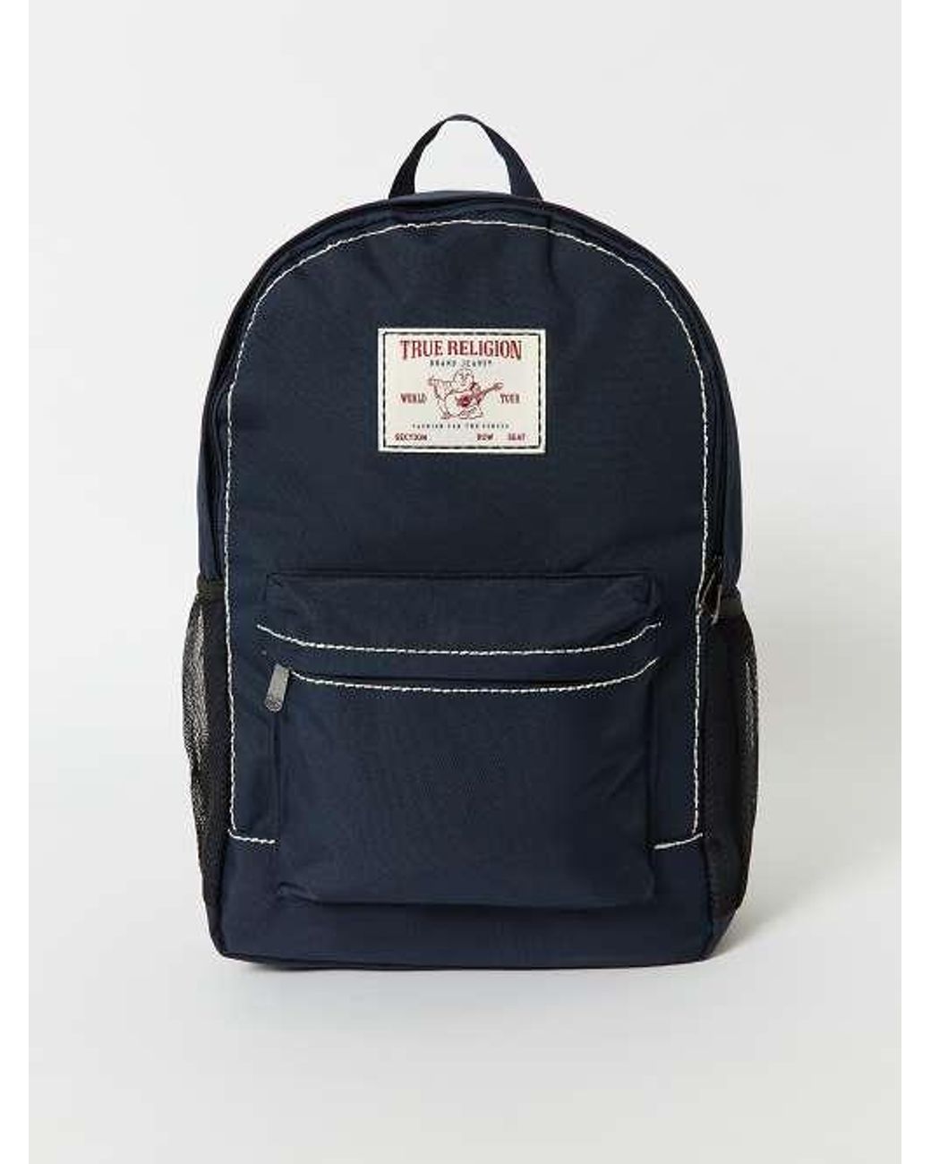 True Religion Logo Big T Backpack in Blue | Lyst