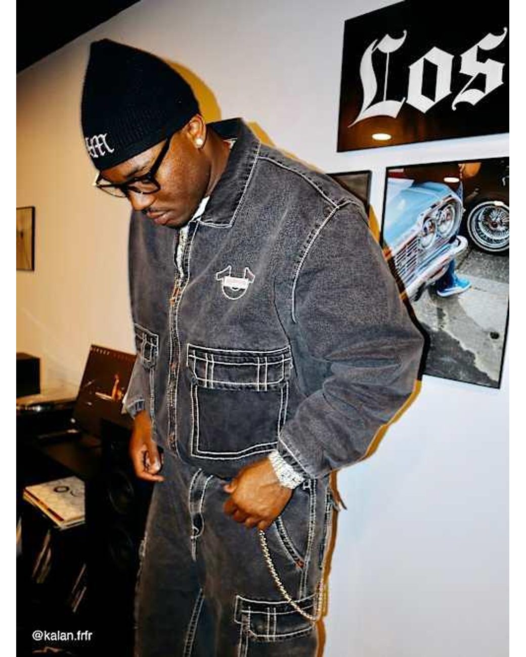 TRUE RELIGION Denim Big T Workwear Jacket in Gray for Men | Lyst