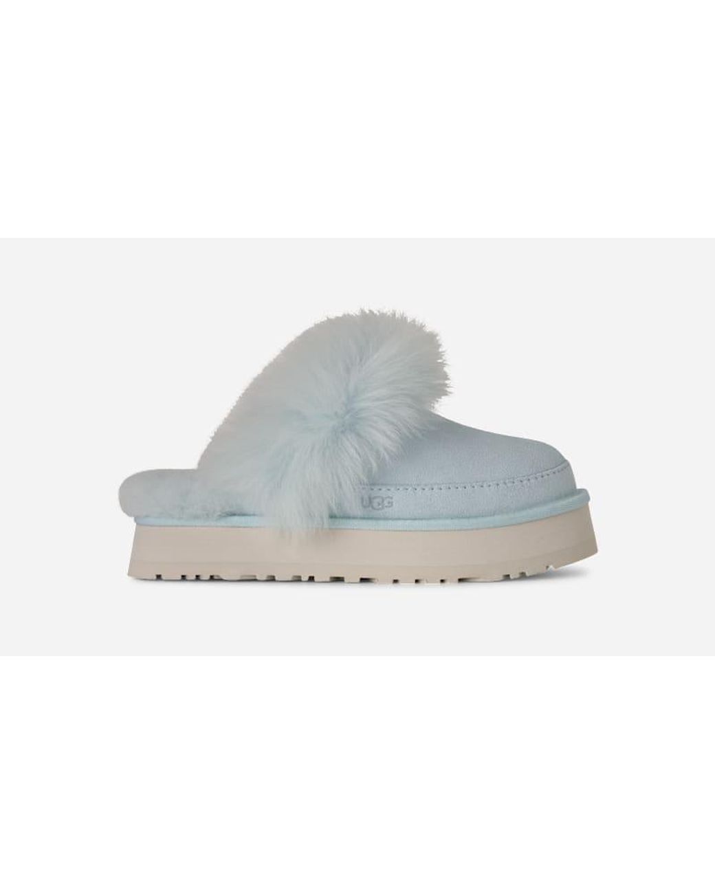 UGG Disquette Chalet Sheepskin Slippers in Black | Lyst