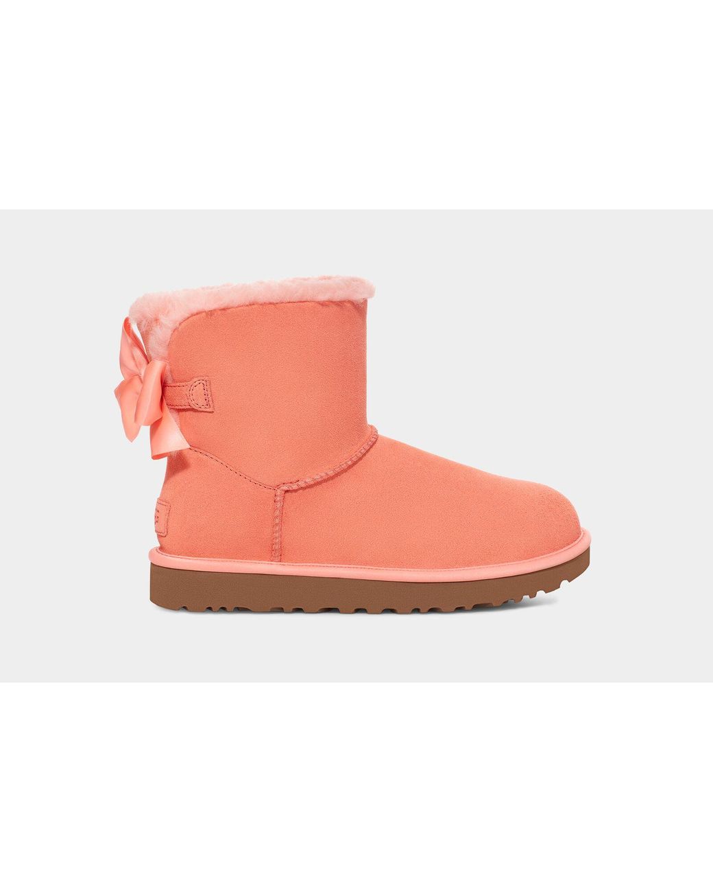 Ugg Mini Bailey Bow Satin In Black Lyst