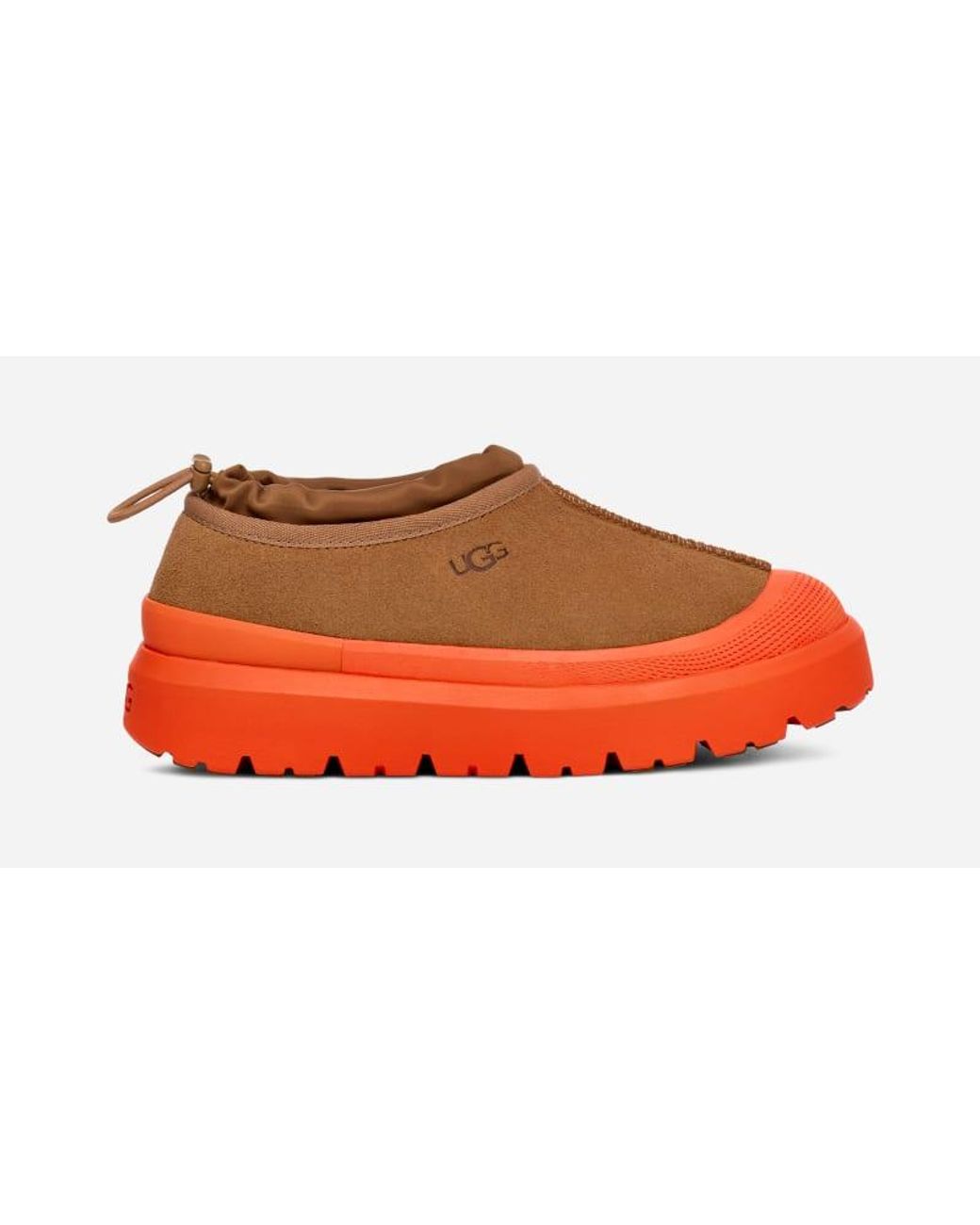 UGG Tasman Weather Hybrid Suede/waterproof Clogs in Black | Lyst