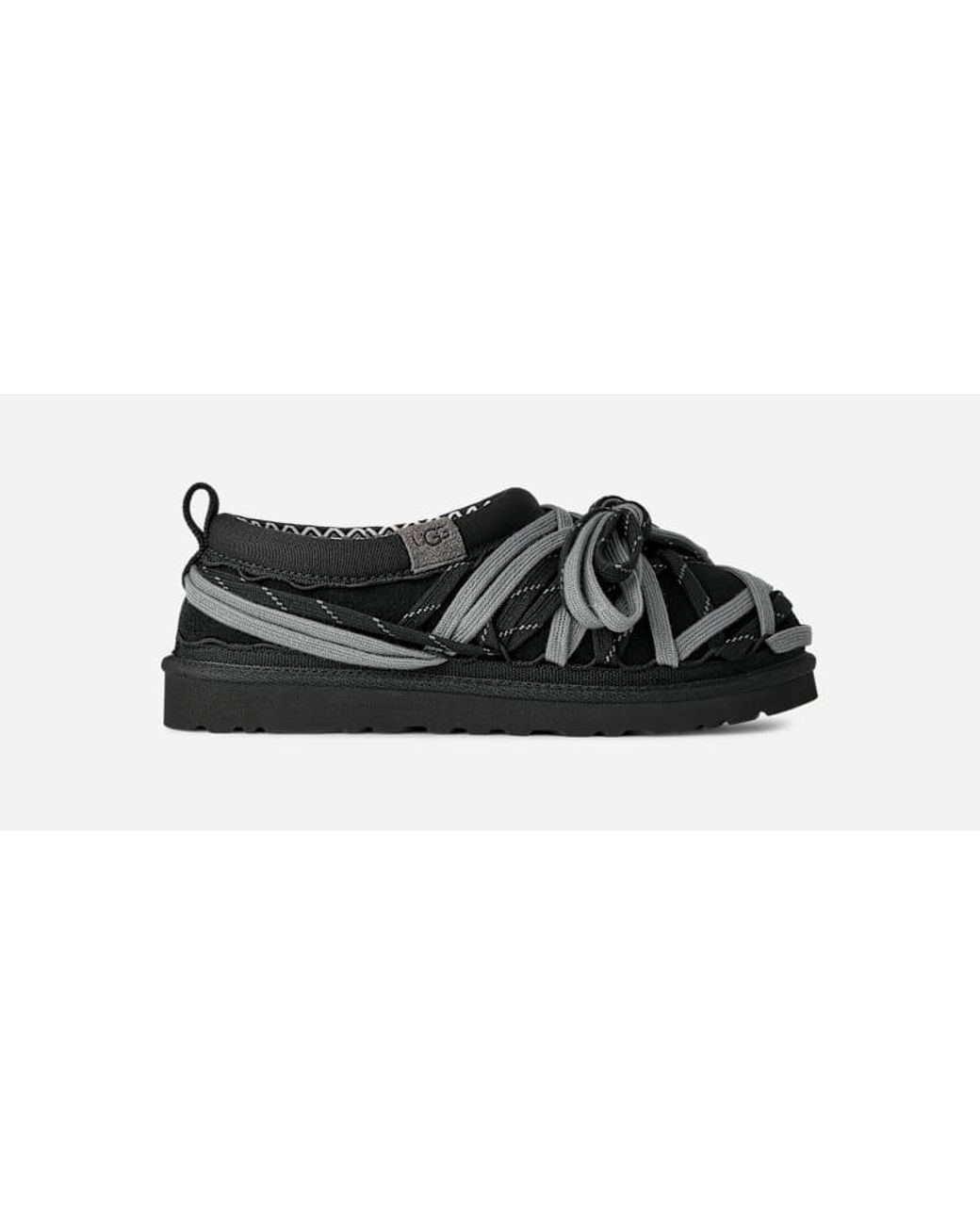 UGG Tasman Lace Sheepskin Slippers in Black for Men | Lyst UK