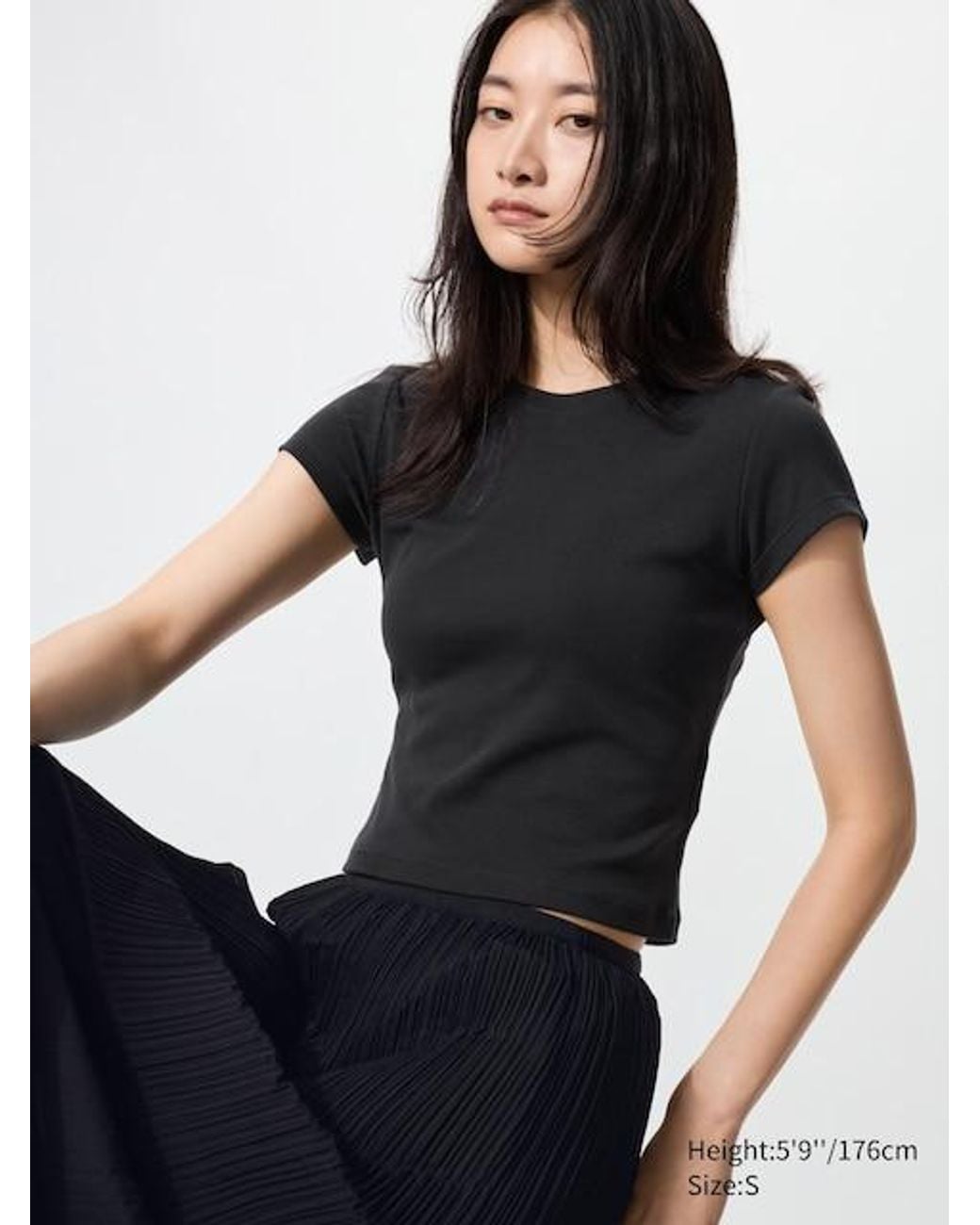 Uniqlo Mini T-Shirt in Black | Lyst UK
