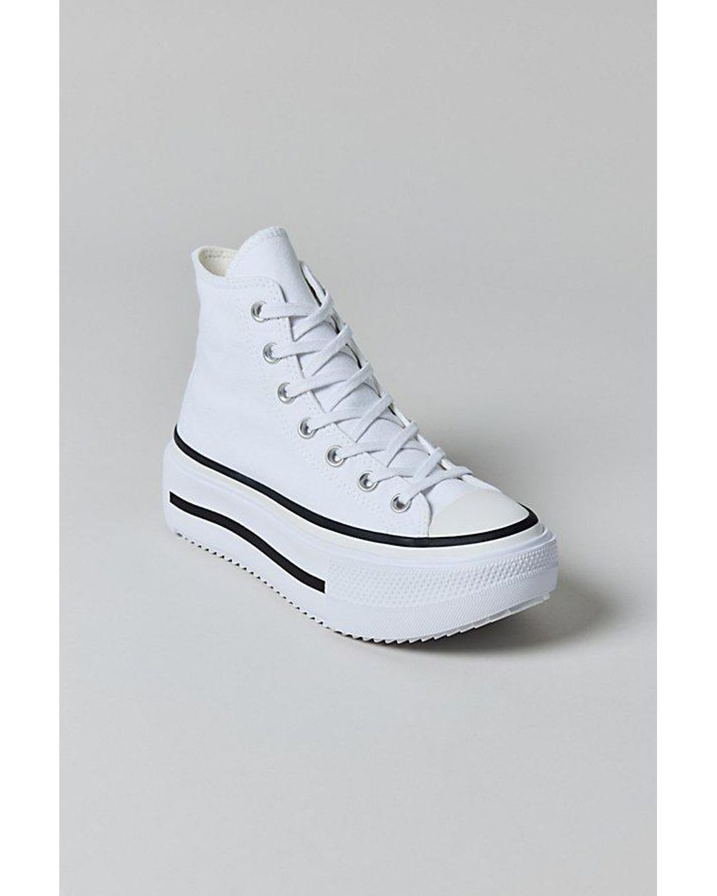 Converse Chuck Taylor All Star Lift Double Stack Sneaker in Gray | Lyst