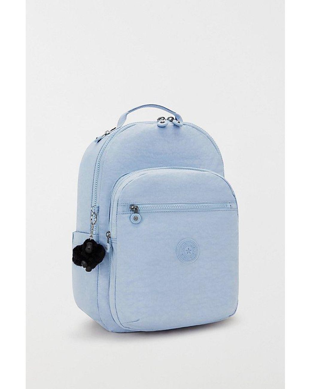 Kipling Seoul Large Nylon Backpack in Blue | Lyst