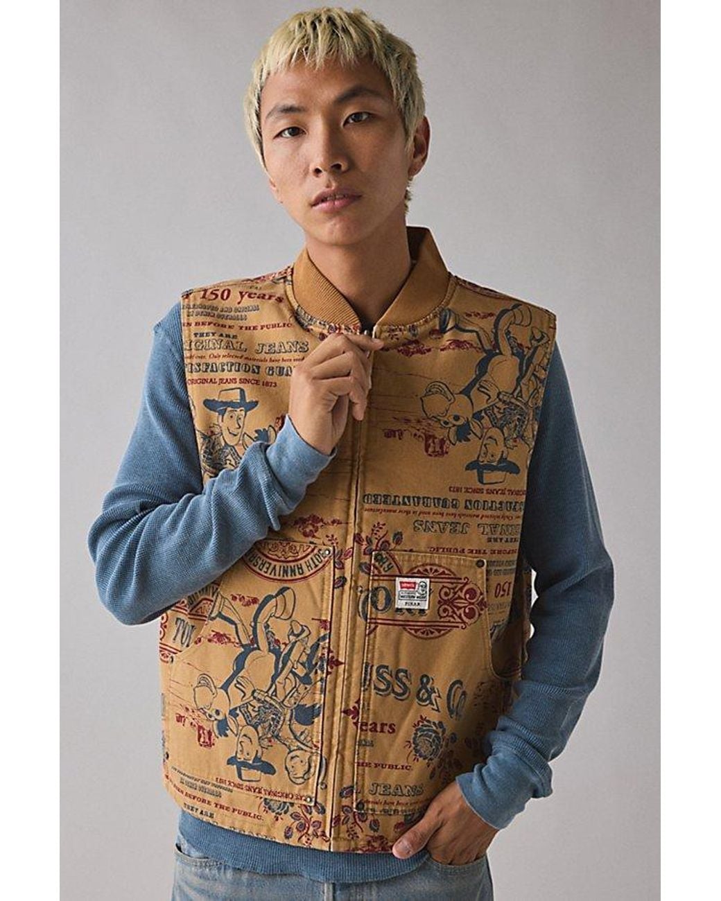 Levi's X Toy Story Allover Print Vest Jacket for Men | Lyst